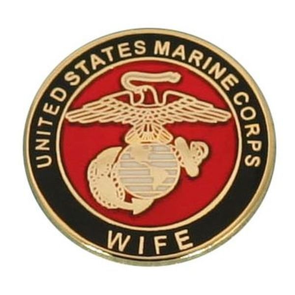 Us Marine Wife Lapel Pin