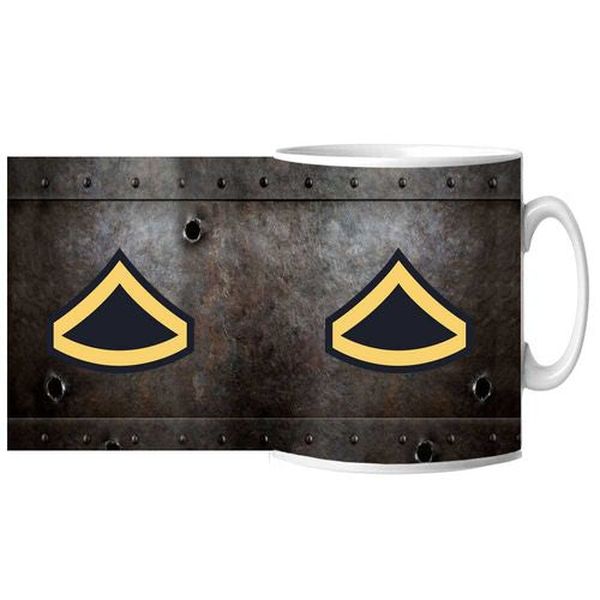 US Army PFC Private First Class Ceramic Mug 15 oz