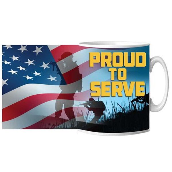 Proud to Serve Ceramic Mug 15 oz – Honor Country