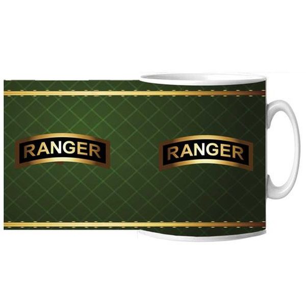 US Army Ranger Ceramic Mug 15 oz
