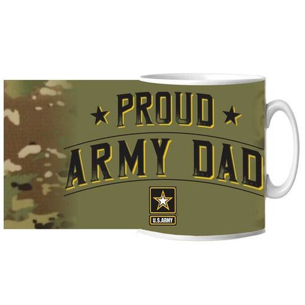 Proud Army Dad Ceramic Mug 15 oz