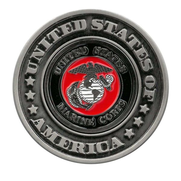 Eagle Globe and Anchor Collective Coin with Ball Marker