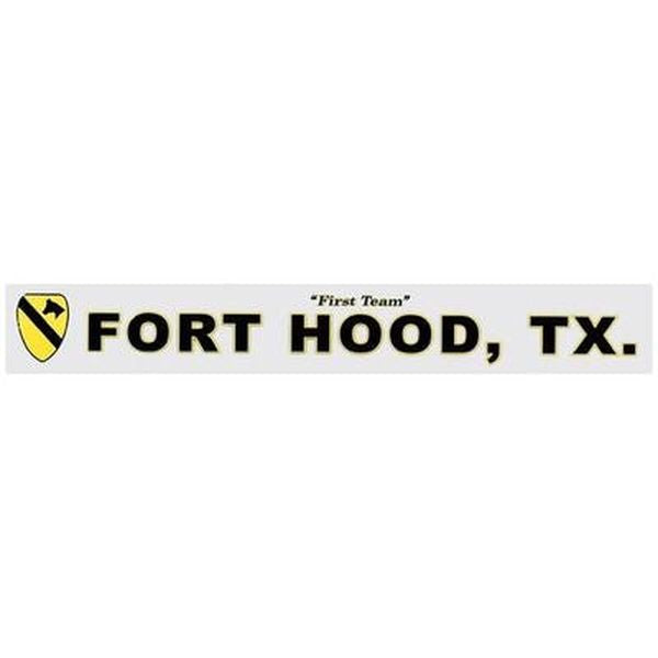 1st Cavalry Ft. Hood Decal, Window Strip