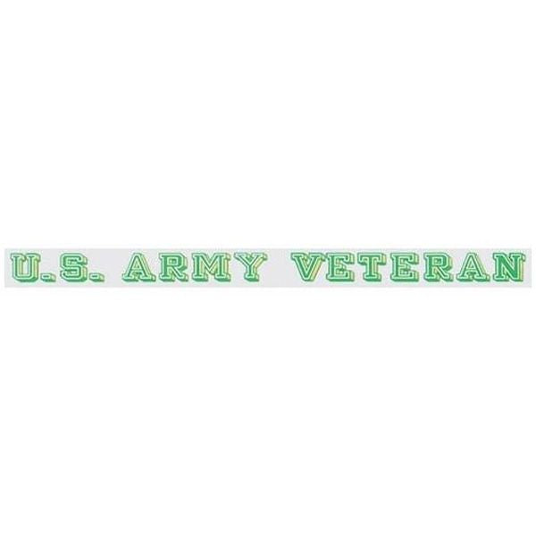 US Army Veteran Decal, Window Strip