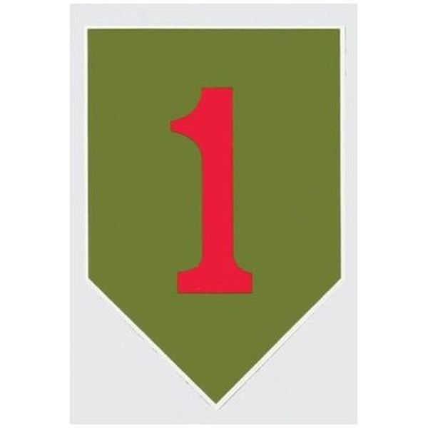 Big Red One 1st Infantry Decal