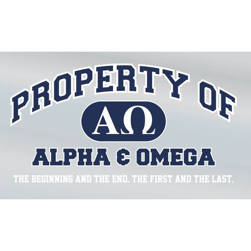 Property of Alpha and Omega Decal
