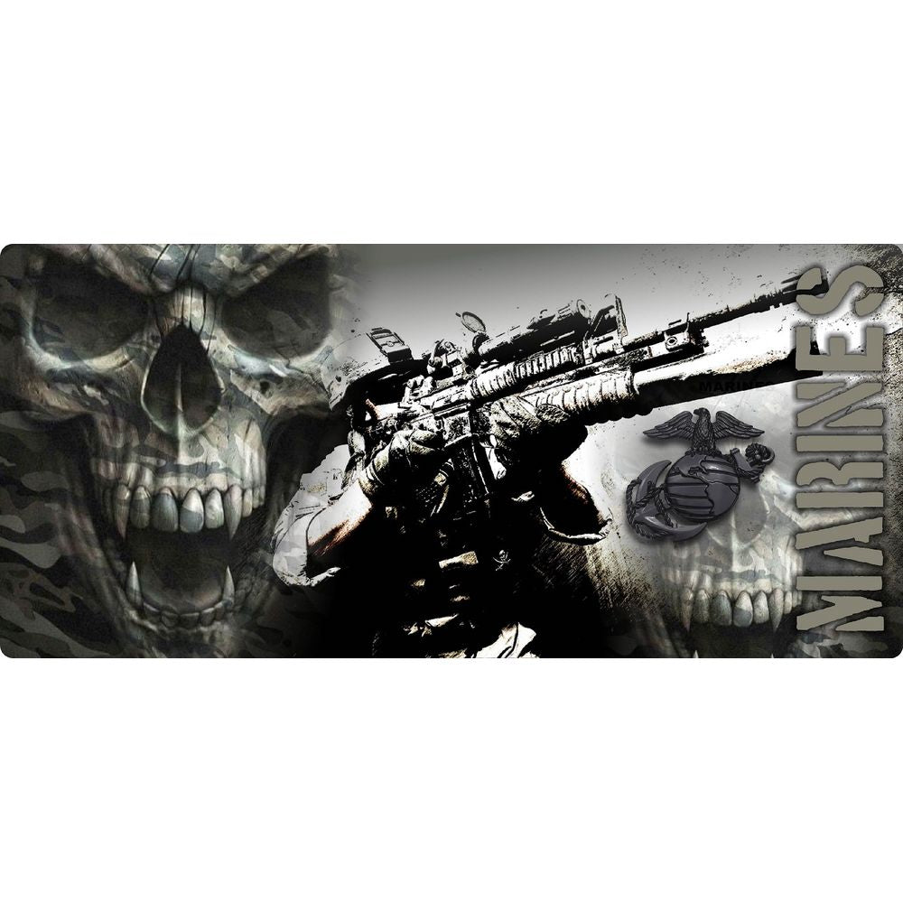 USMC EGA and Skull Design Desk Pad