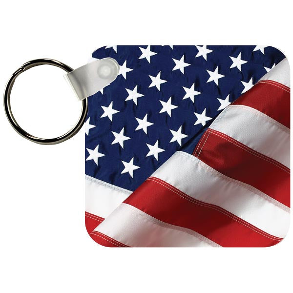 American Flag Key Chain