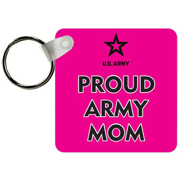 Proud Army Mom Key Chain