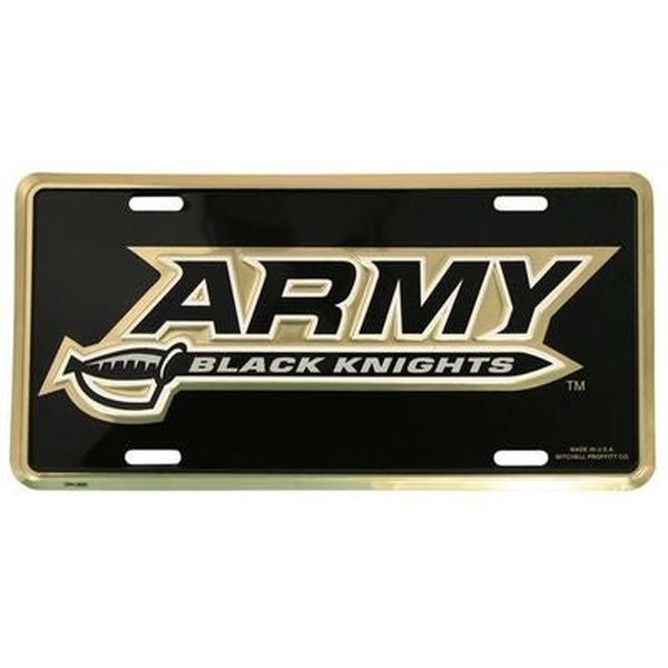 Army Black Knights Gold License Plate