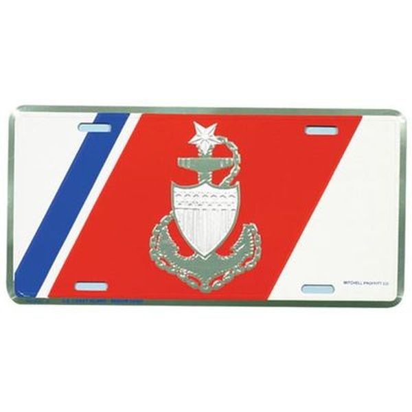 USCG Senior Chief License Plate – Honor Country