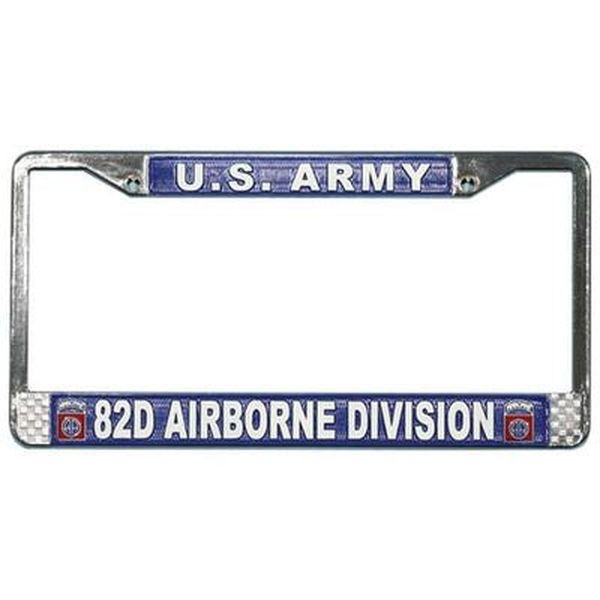 82D Airborne License Plate Frame – Honor Country