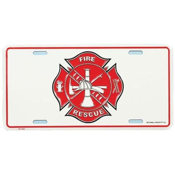 Fire Rescue License Plate