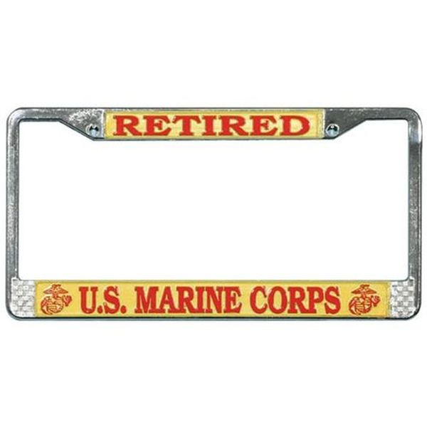 US Marine Corps Retired License Plate Frame – Honor Country