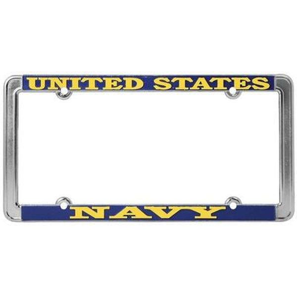 United States Navy License Plate Frame, Thin Rim – Honor Country