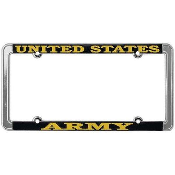 US Army License Plate Frame, Thin Rim