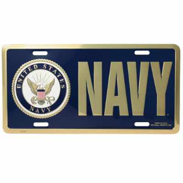 US Navy Insignia License Plate