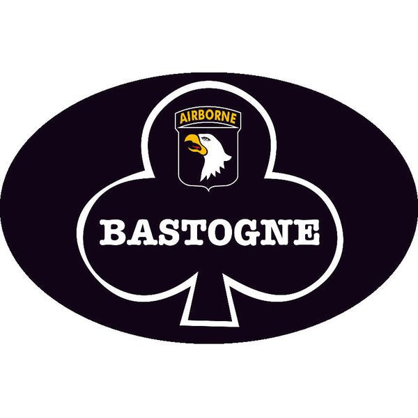 101st Airborne (BASTOGNE) Oval Magnet