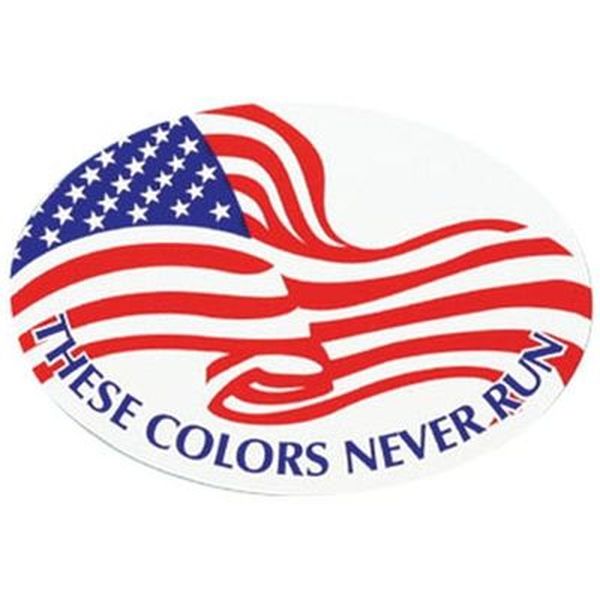 These Colors Never Run Oval Magnet – Honor Country
