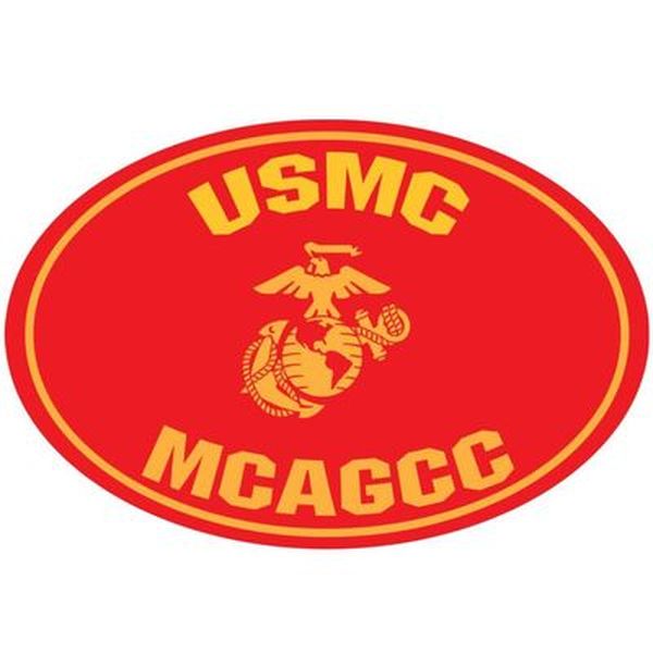 USMC Marine Corps MCAGCC Oval Magnet – Honor Country