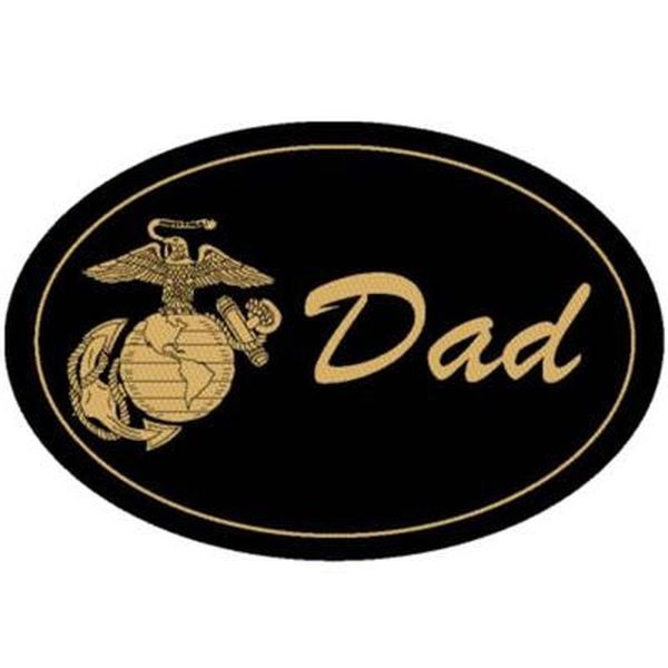 USMC Marine Corps DAD Oval Magnet