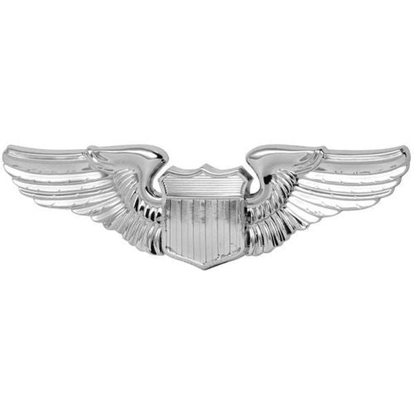 US Air Force Pilot Metal Auto Emblem – Honor Country