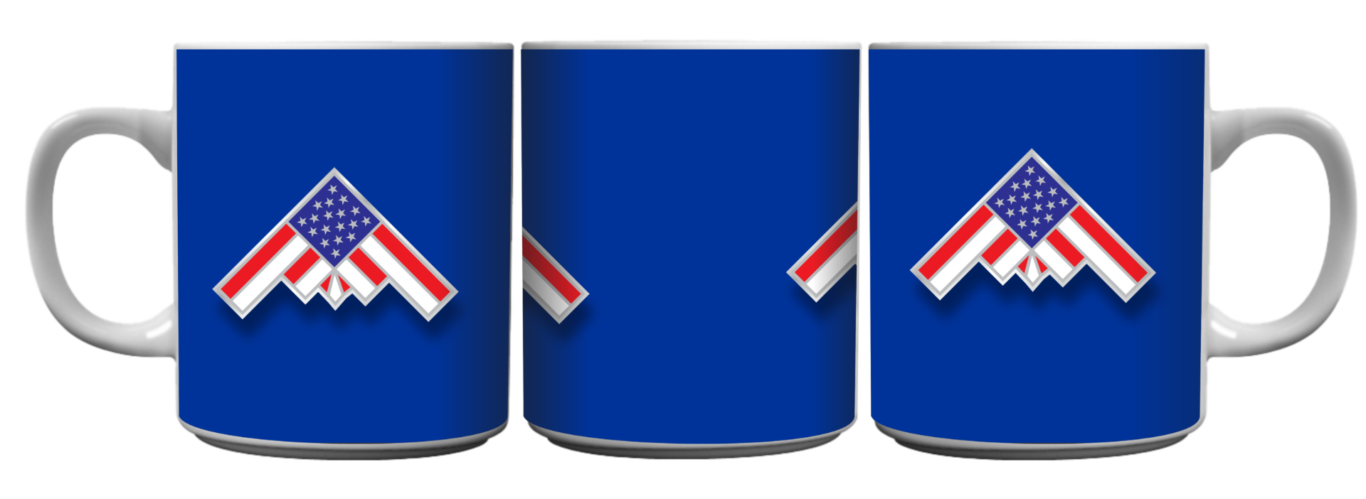 B2 Bomber Flag Sublimation Coffee Mug