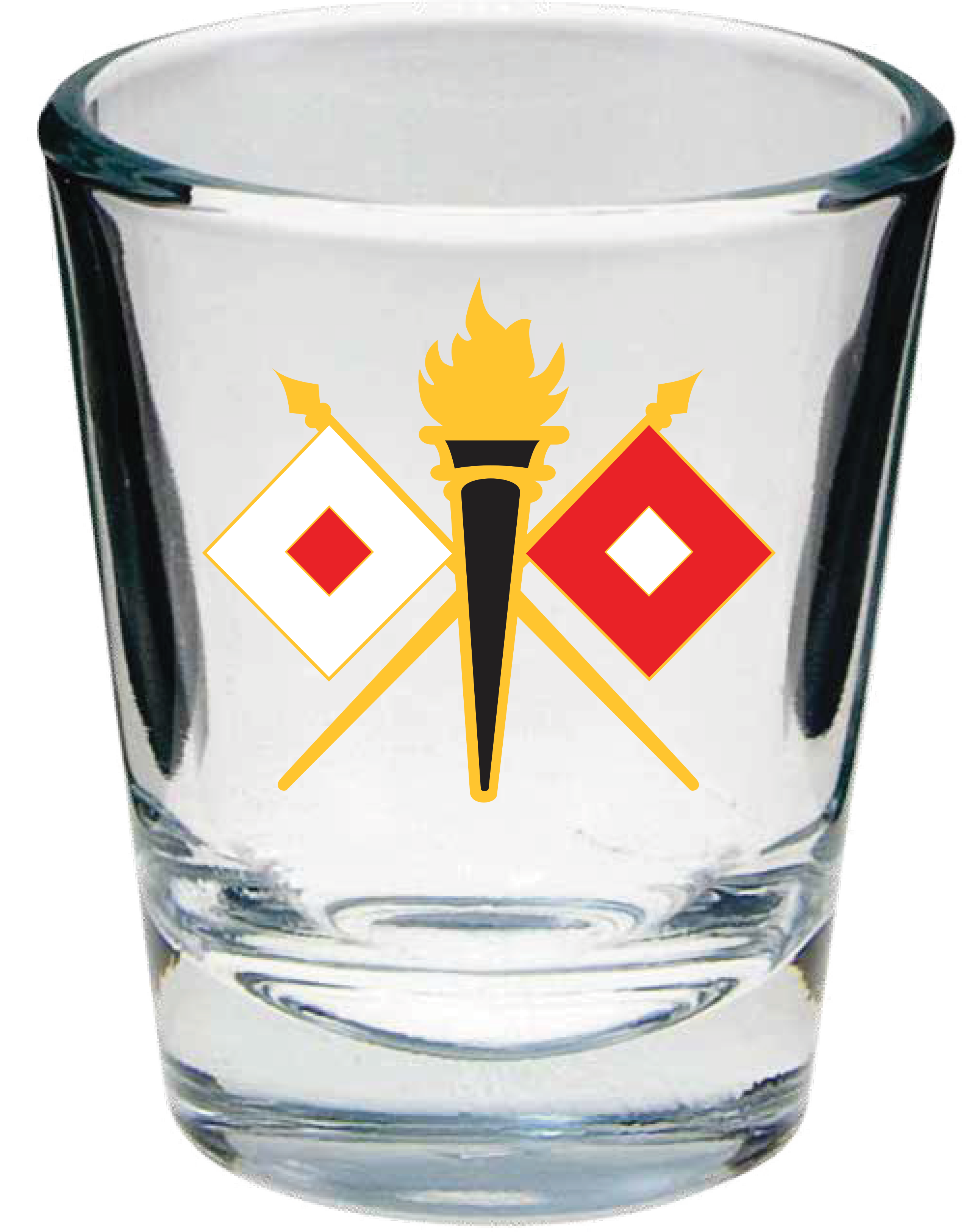 Signal Corps Shot Glass