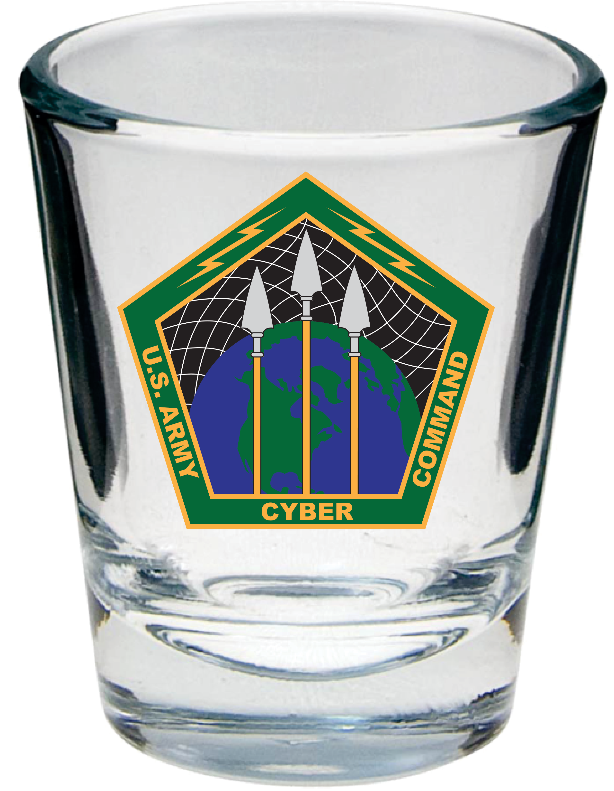 Cyber Command Shot Glass