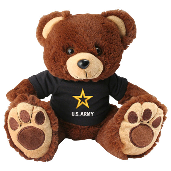 U.S. Army Star on BIg Foot Brown Bear – Honor Country