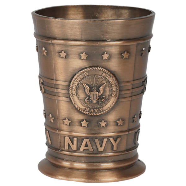U.S. Navy on 2 oz. Cooper Molded Shot Glass – Honor Country