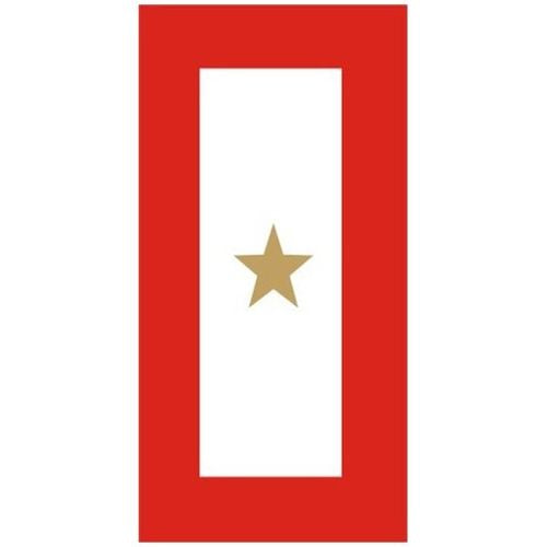 Gold Star Service Banner Decal – Honor Country