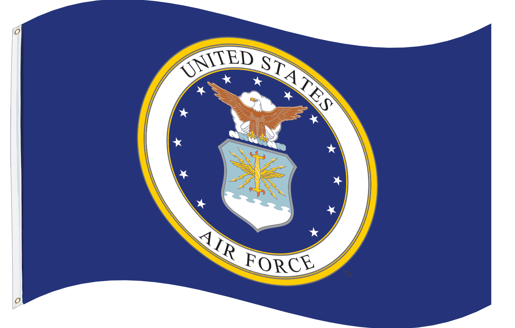 US Air Force Flag, 3x5 Foot Made in the USA