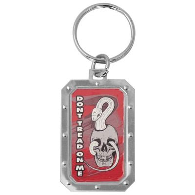 Don't Tread On Me Key Chain, Metal