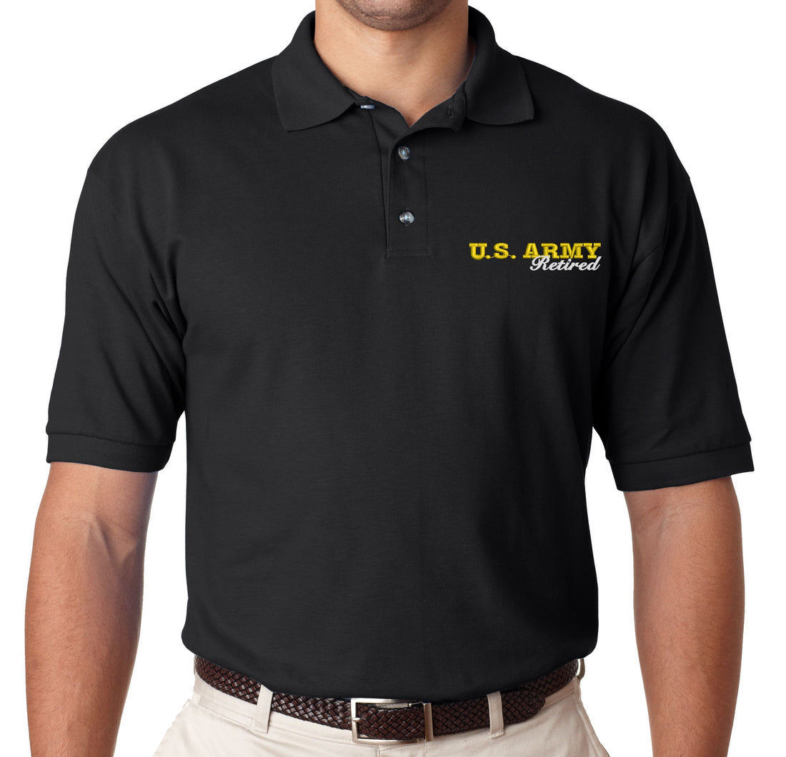 US Army Retired Polo Shirt – Honor Country